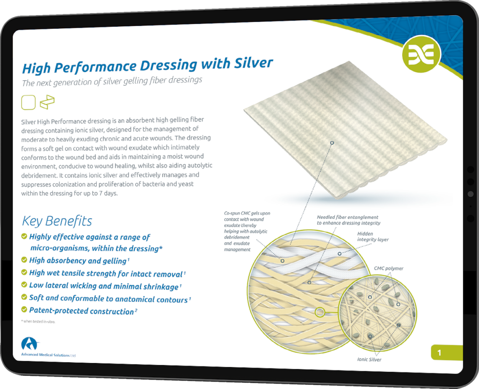 Silver High Performance Dressing - Advanced Medical Solutions